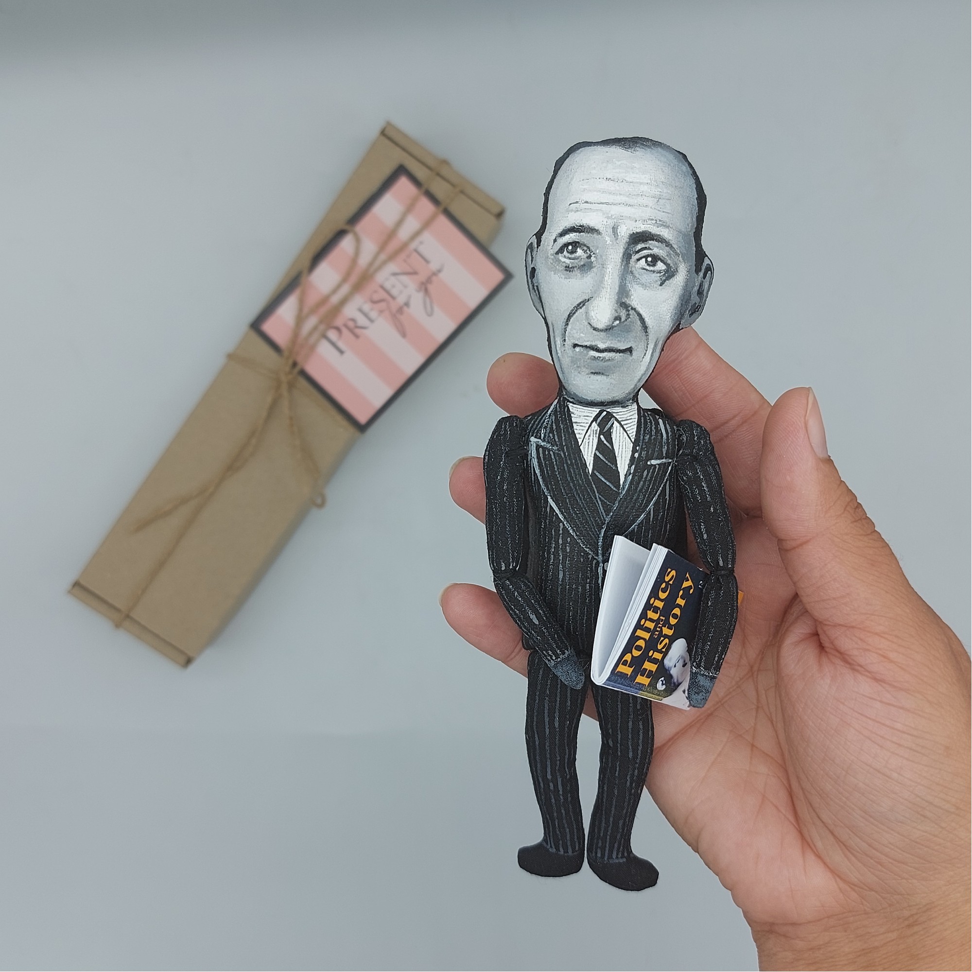 Raymond Aron figurine, famous French philosopher, sociologist ...