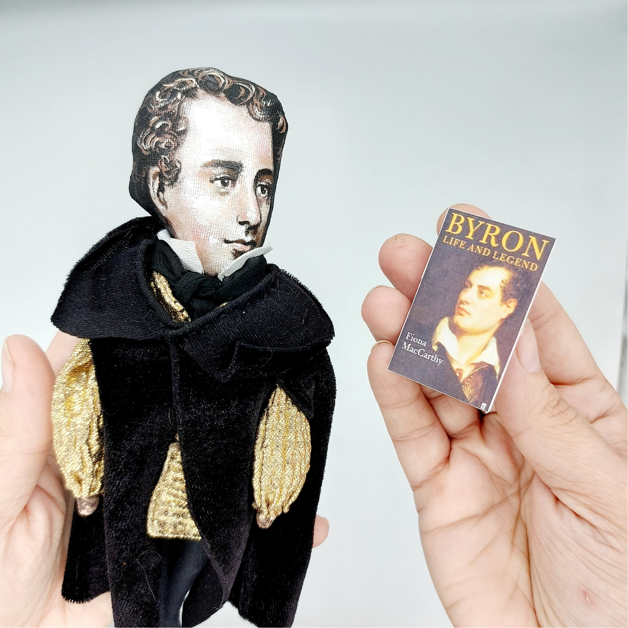 Lord Byron figure, English romantic poet - author Don Juan and Childe ...
