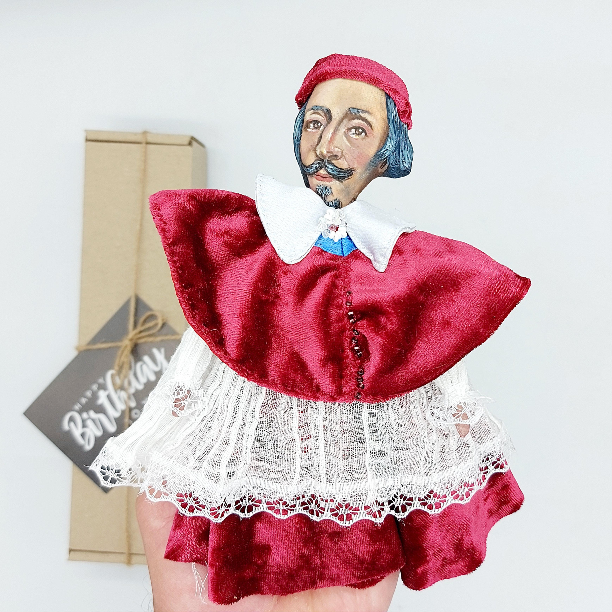 Cardinal Richelieu historical doll - French statesman, prelate of the ...