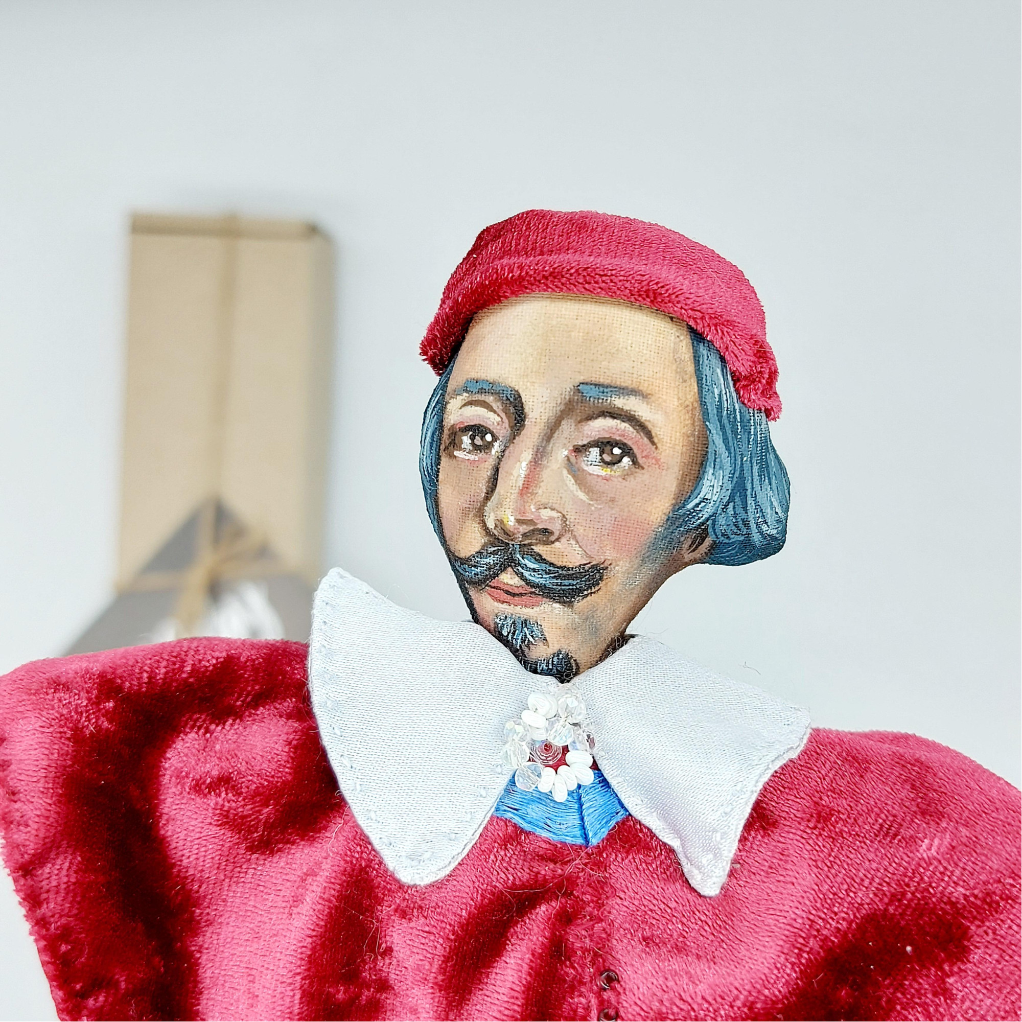 Cardinal Richelieu historical doll - French statesman, prelate of the ...