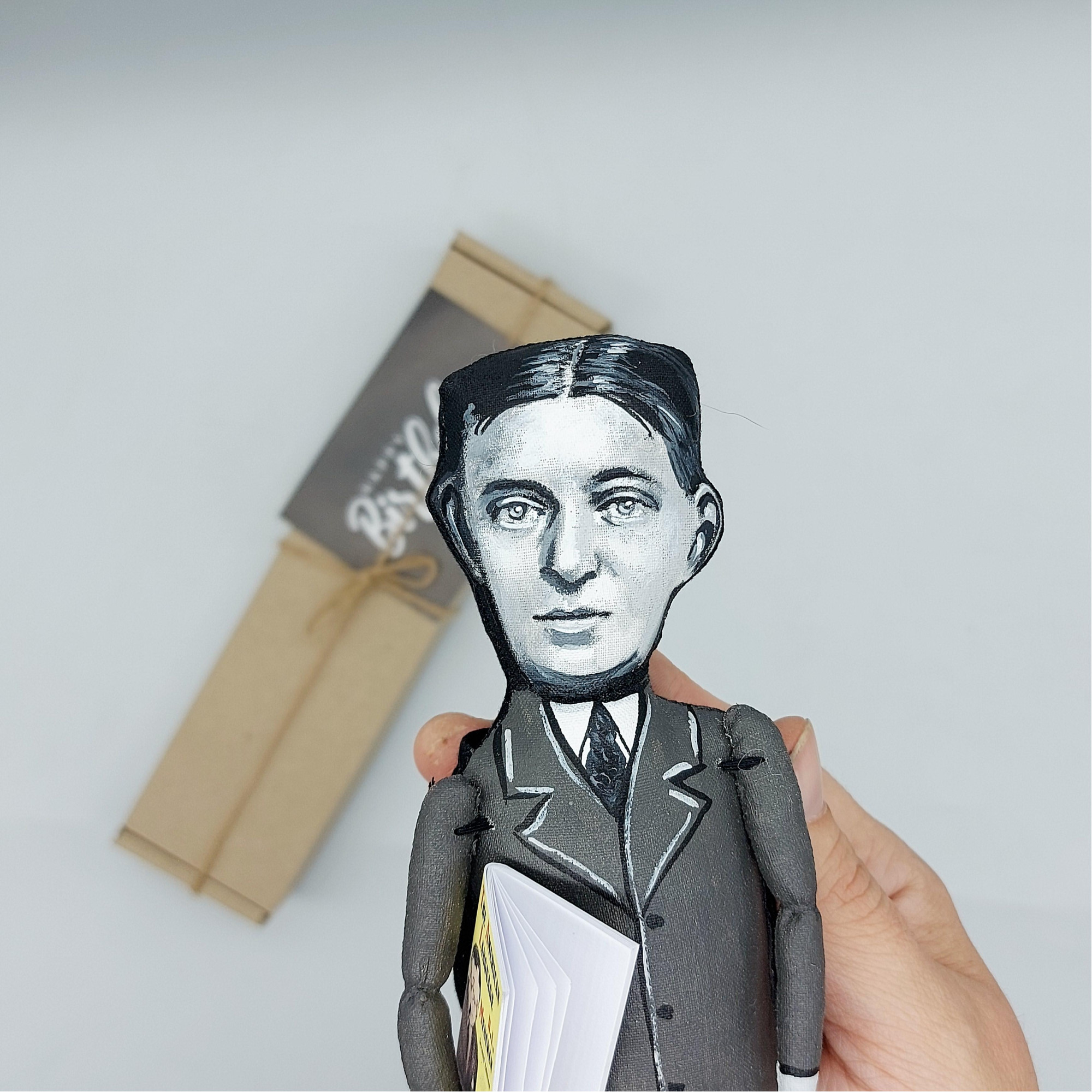 H. L. Mencken figurine, American journalist, essayist, satirist ...