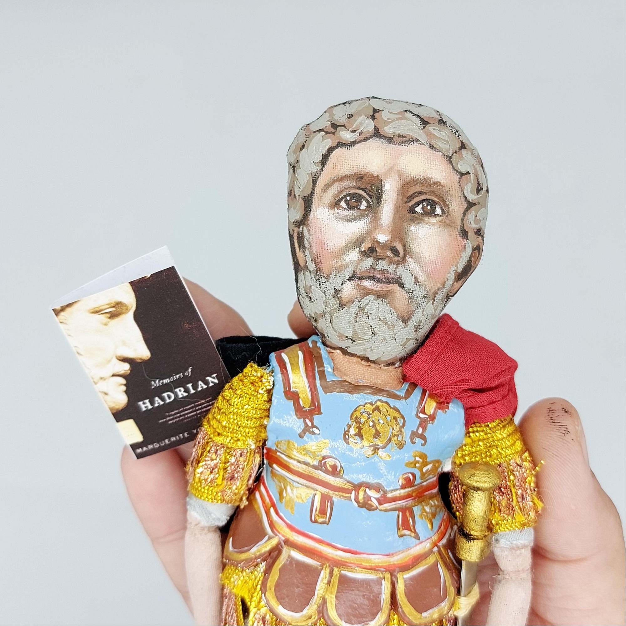 Hadrian Roman emperor figurine - Roman Empire history art - Collectible ...