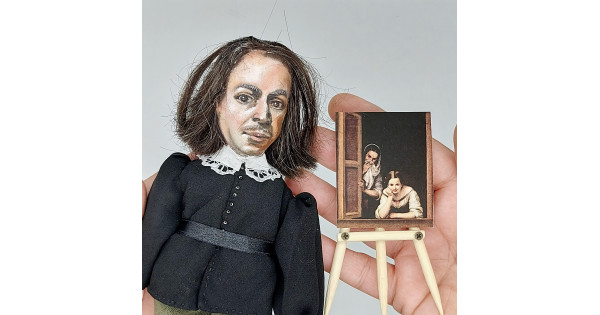Bartolomé Esteban Murillo figurine, Spanish Baroque painter - The ...