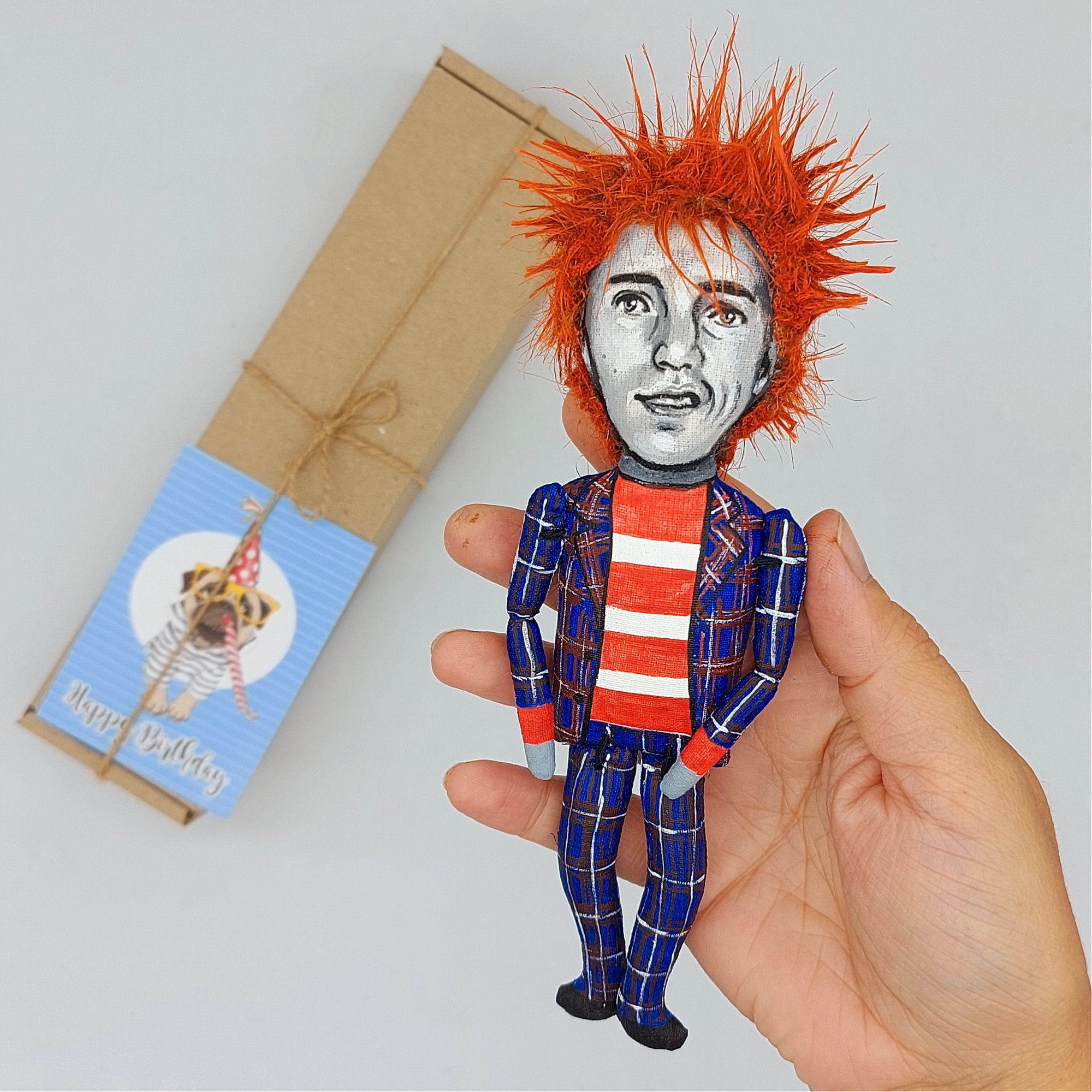Johnny Rotten figure, English singer and songwriter - famous the punk ...