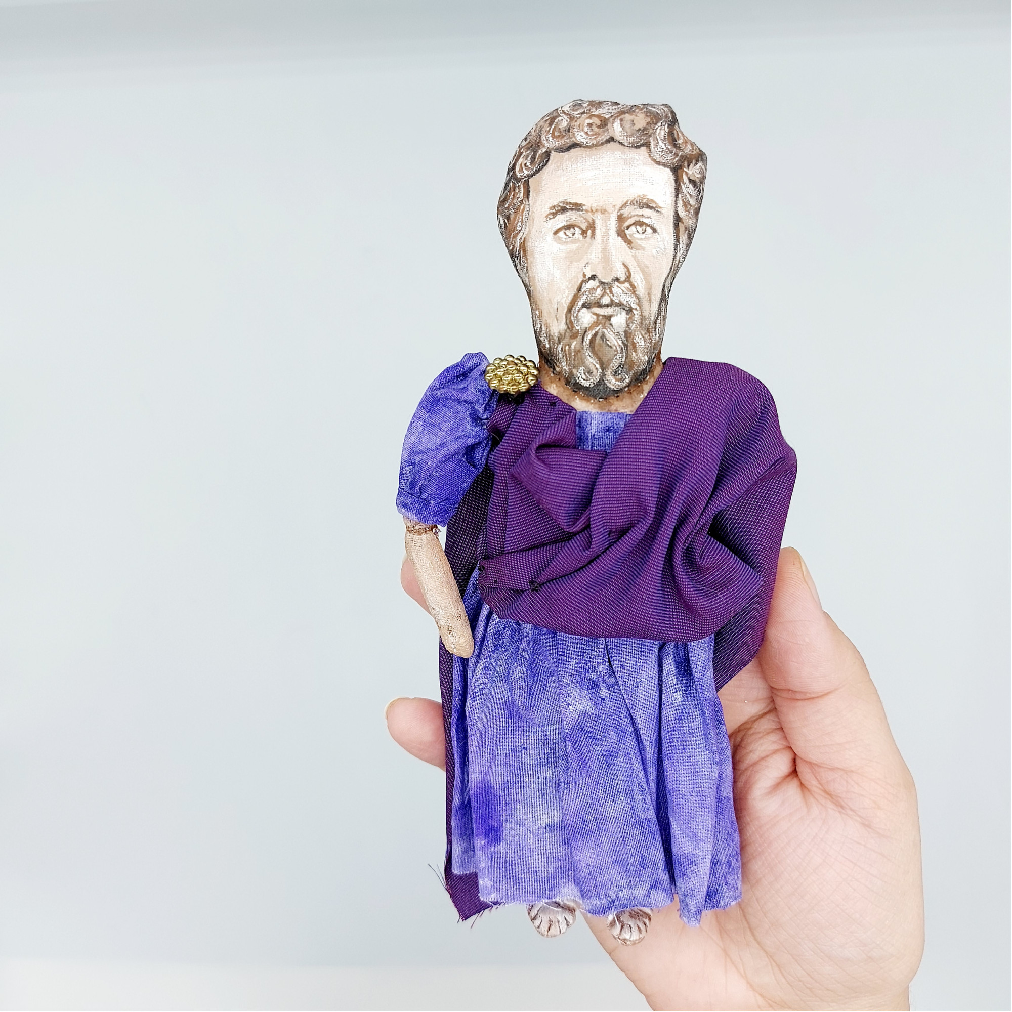 Marcus Aurelius Roman emperor figurine, Stoic philosopher - Collectible ...