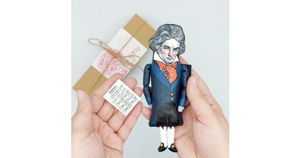 Ludwig van Beethoven collectible figure, German composer, pianist ...