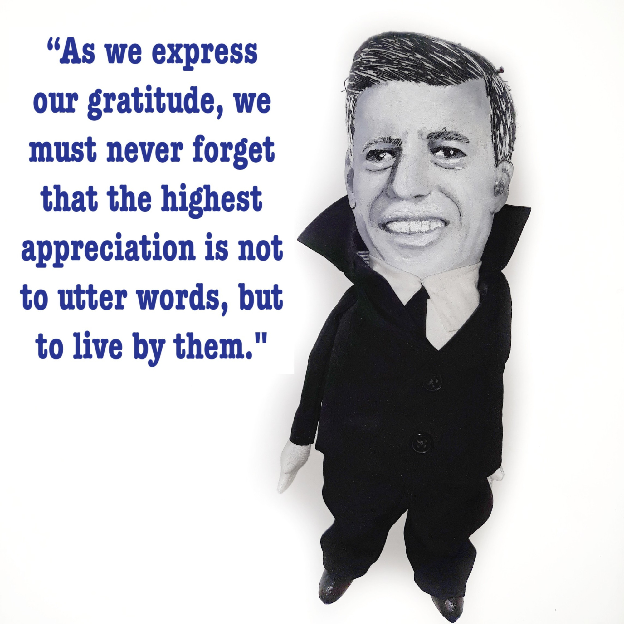 John F Kennedy president doll