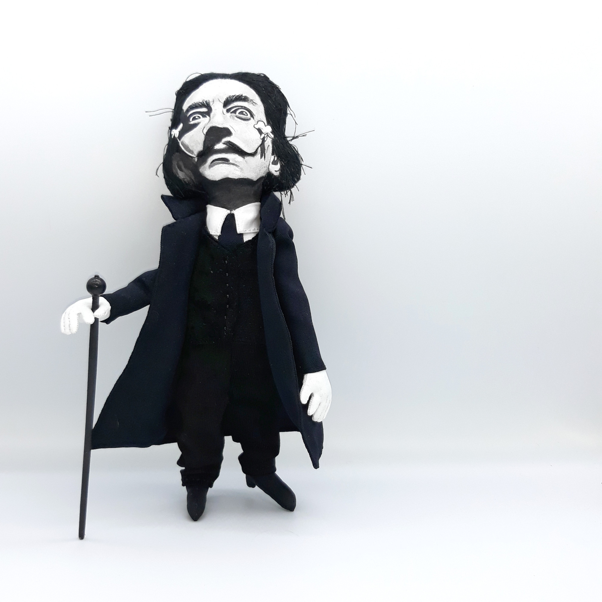 Salvador Dali doll, Famous Spanish surrealist - Gift for painter ...