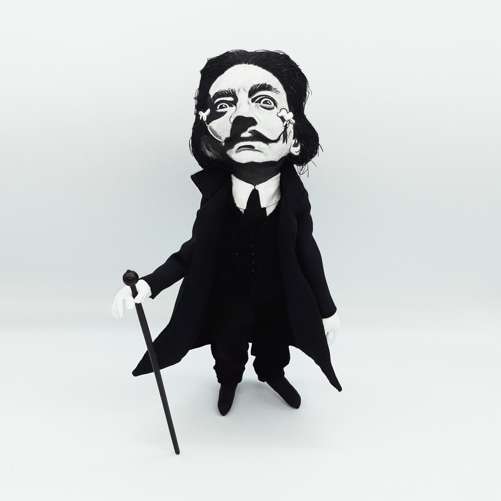 Salvador Dali doll, Famous Spanish surrealist - Gift for painter ...