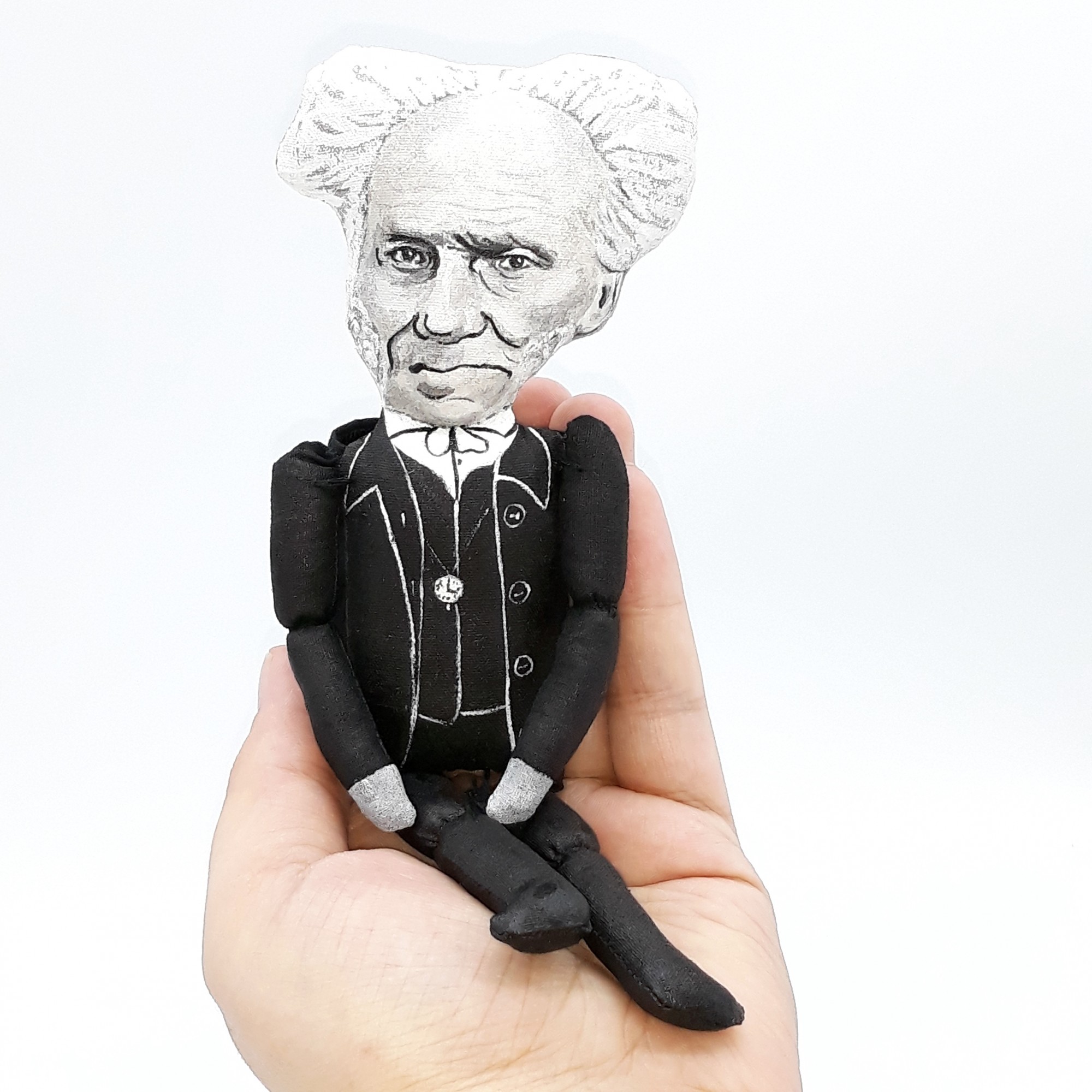 Arthur Schopenhauer German philosopher - Pessimist gift! Philosophy art ...