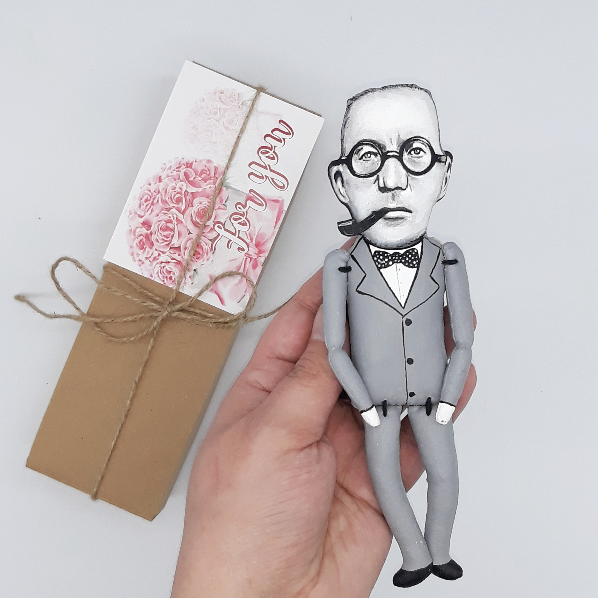 Le Corbusier Famous architect, designer, painter figurine - Architect ...